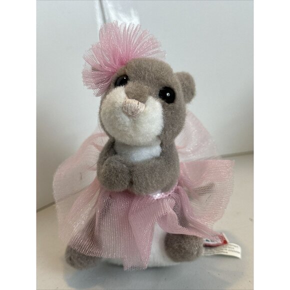 Douglas | Toys | Douglas 5 Tippy Toe Gray Mouse Rat Blue Eyes Pink Tutu ...